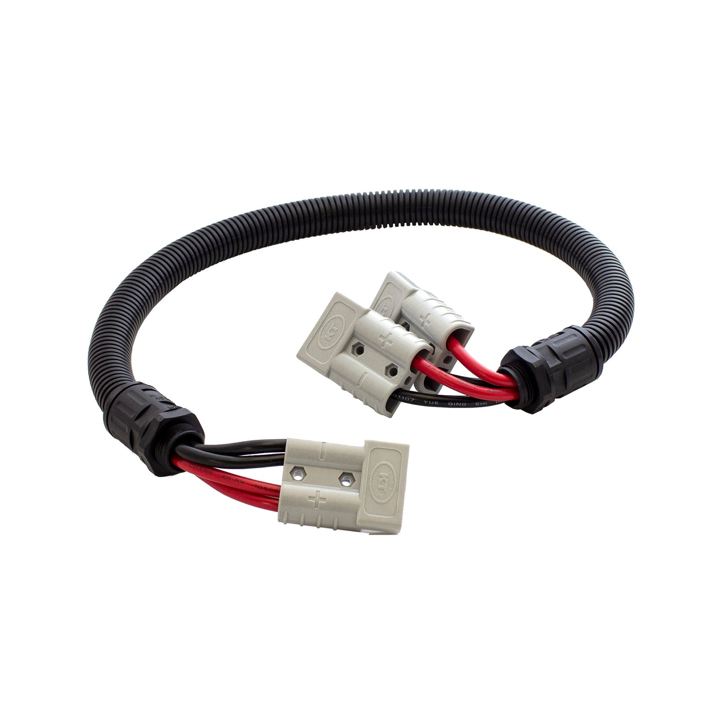 50 Amp, 12-48V Connector To Twin 50 Amp 12-48V Connectors – KT Solar